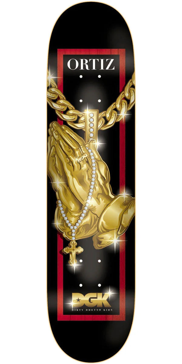 DGK - Chaz Ortiz Iced Out Praying Hands 8.06" – Asylum Skateshop
