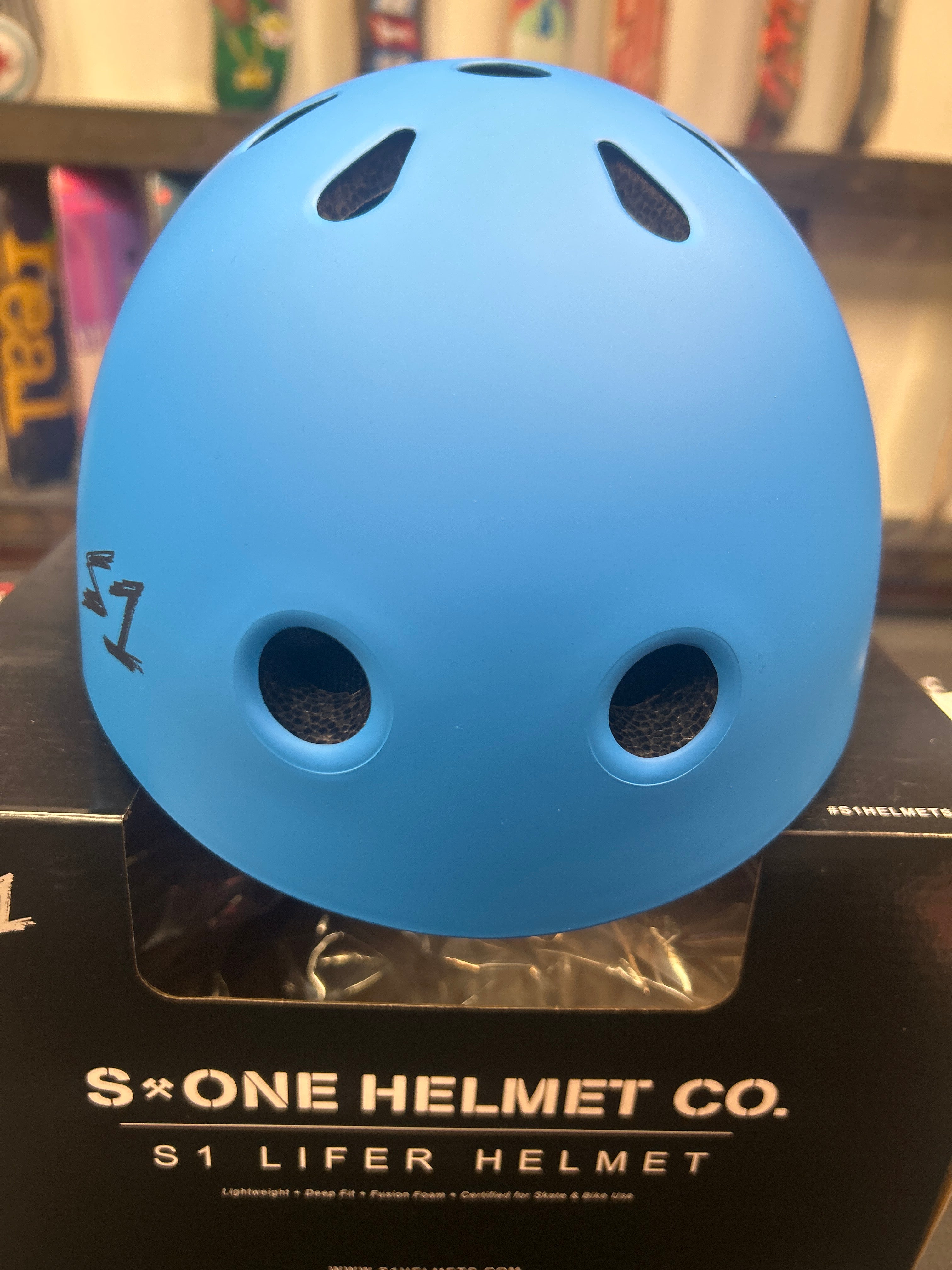 S One Helmet Co. Lifer Cyan Matte – Asylum Skateshop