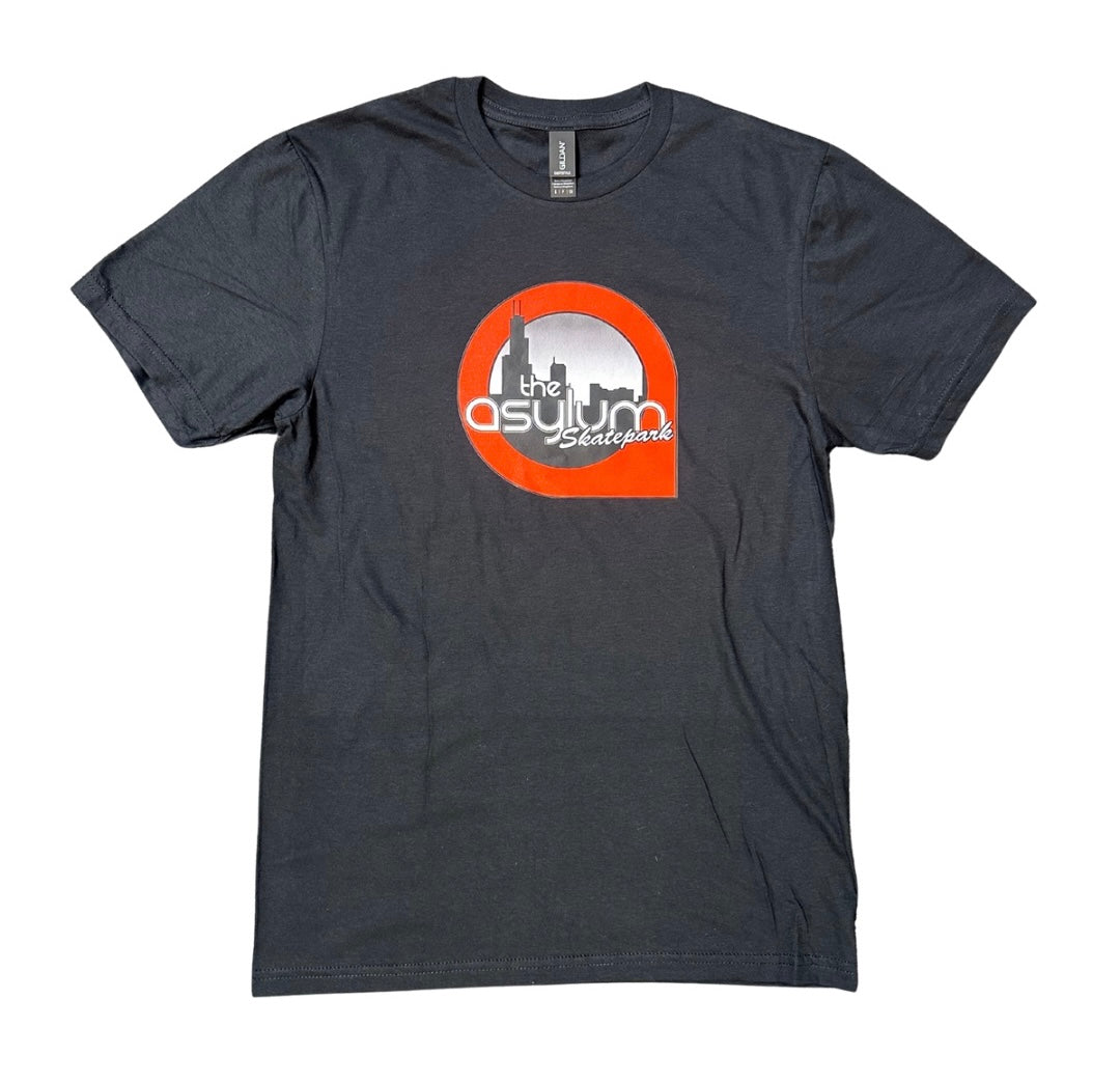 Asylum Skatepark Circle Logo T-Shirt – Asylum Skateshop